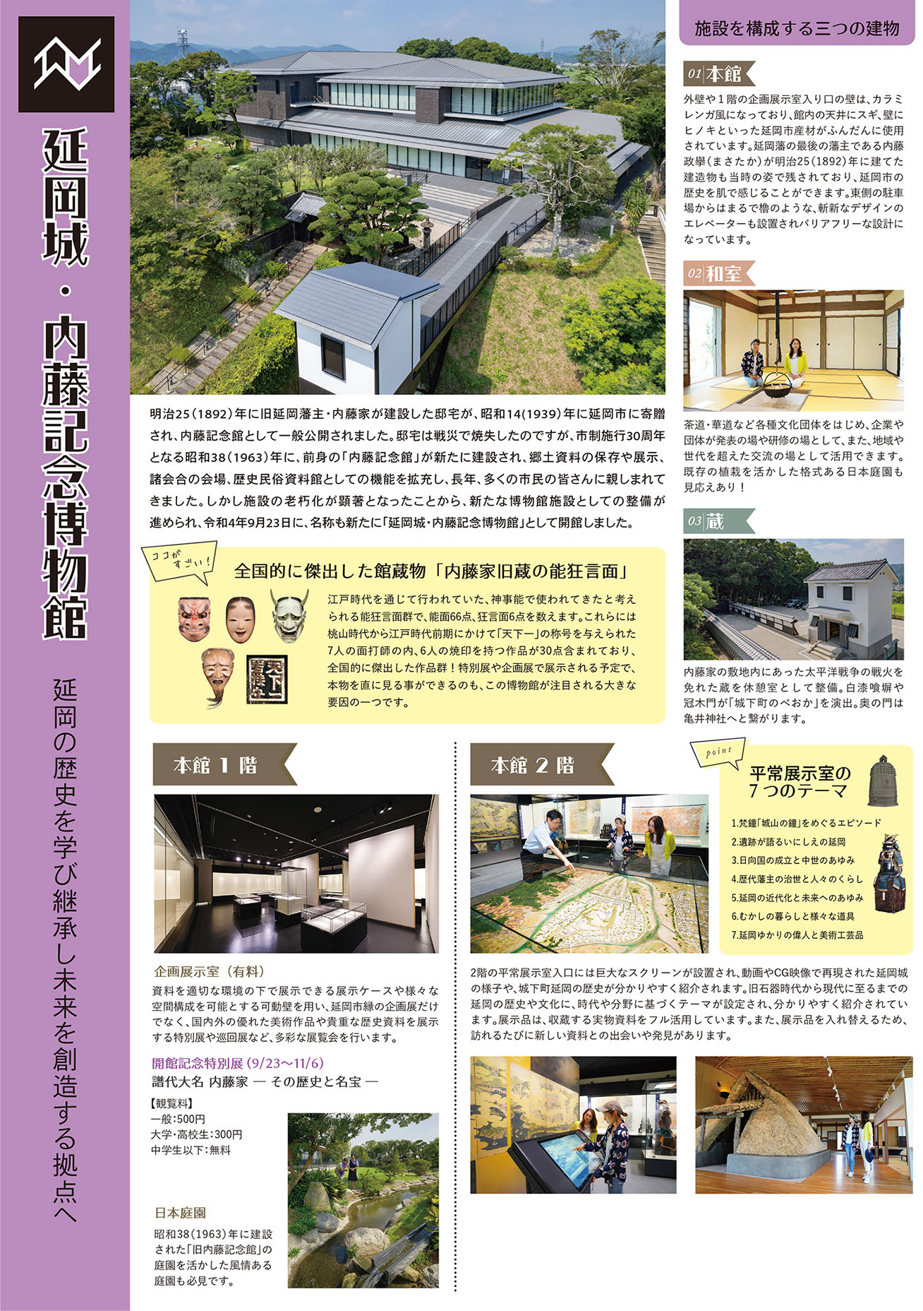 延岡城・内藤記念博物館